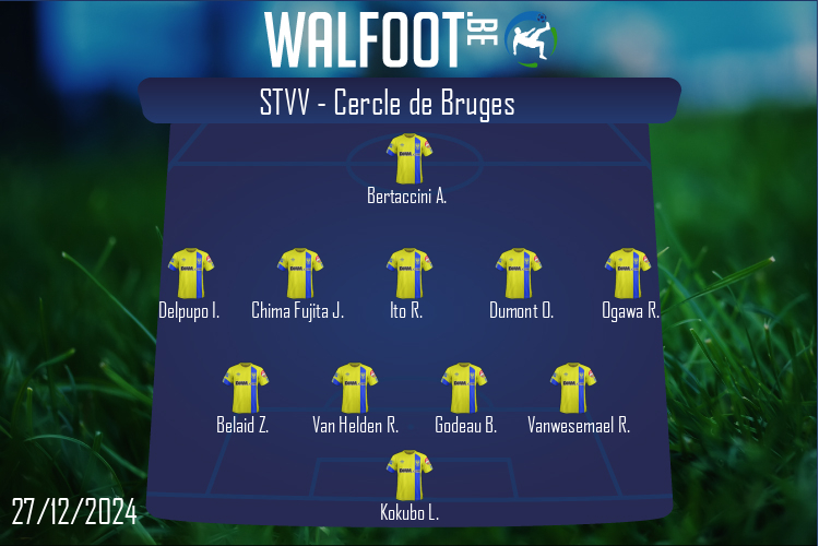 STVV - Cercle de Bruges (Jupiler Pro League 2024/2025) | Walfoot.be